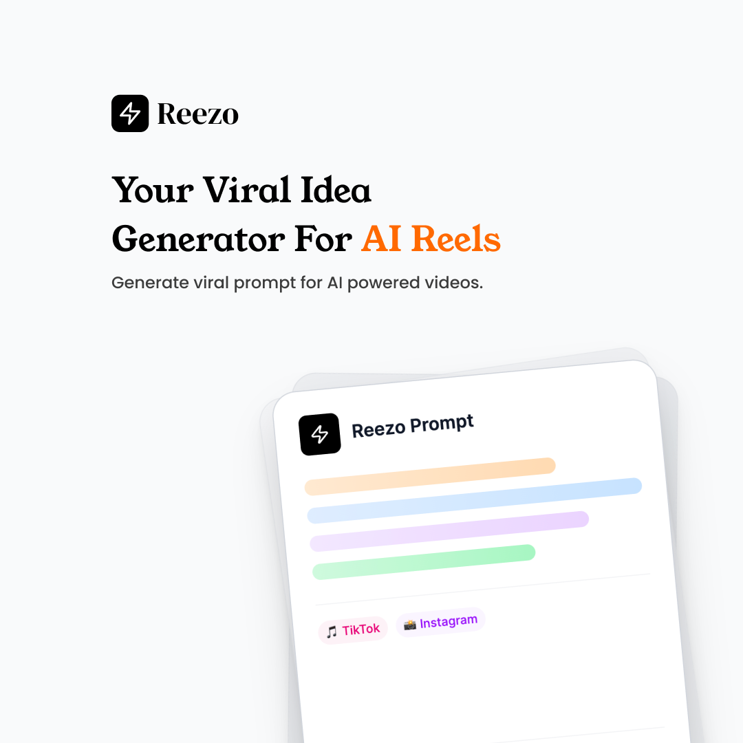 Reezo AI - Free AI Content Creation Suite | Video Prompts & AI Tools